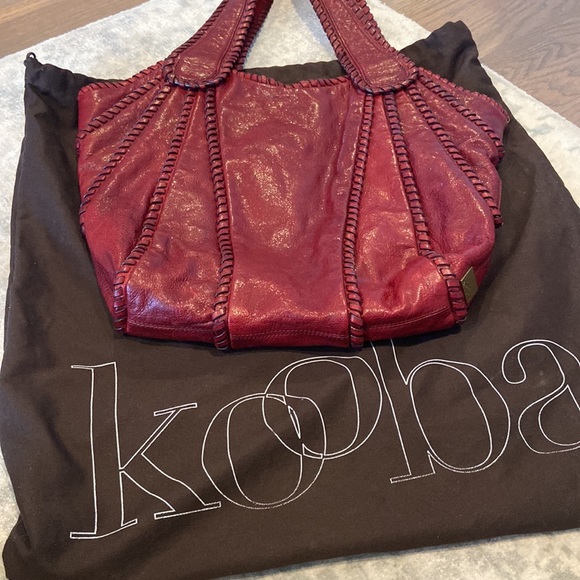 Kooba | Bags | Kooba Red Leather Toteshoulder Bag Nwot | Poshmark